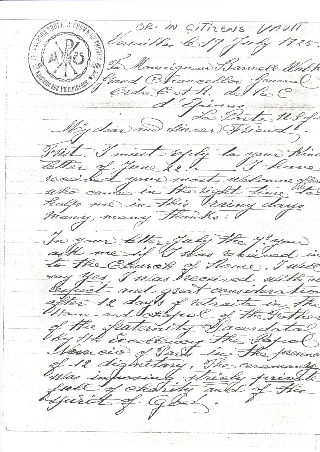 An important letter of Prince-Abbot Joseph III – The Abbey-Principality ...